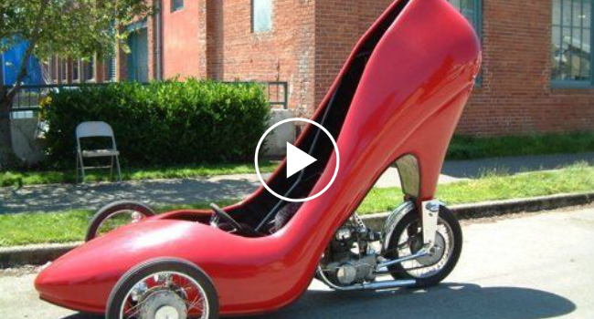 Carro Em Formato De Sapato De Salto Alto?! O Carro De Sonho Das Mulheres