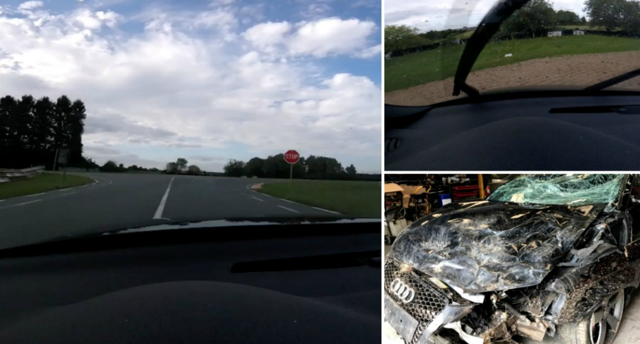 VIDEO: Acidente Arrepiante De Um Audi RS3 Que Sai Da Estrada a 200 km/h