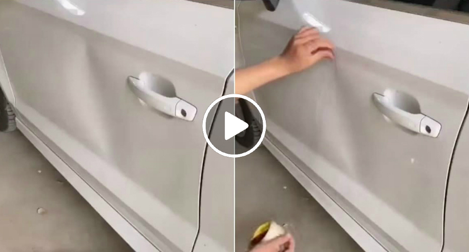 Como Consertar De Forma Fácil e Barata Uma Pequena Mossa Na Porta De Um ...