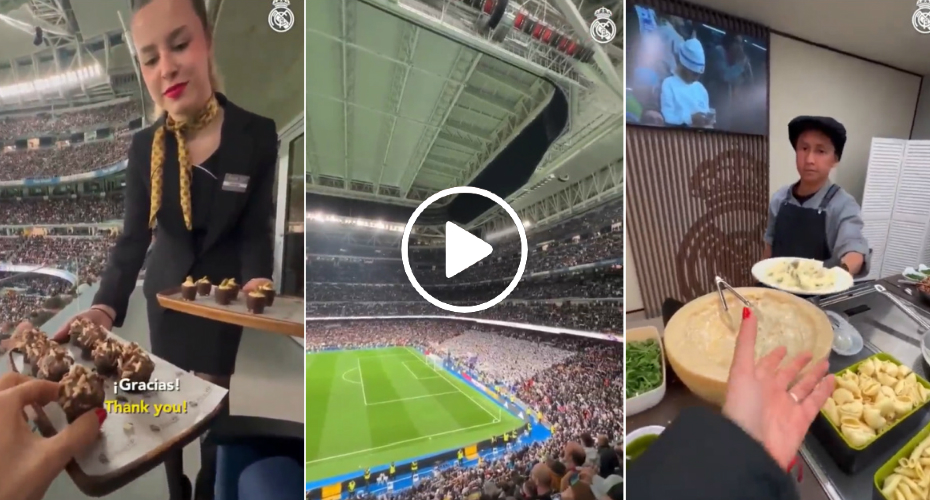 Vídeo Mostra a Incrível Experiência Na Área VIP Do “Novo” Santiago Bernabéu