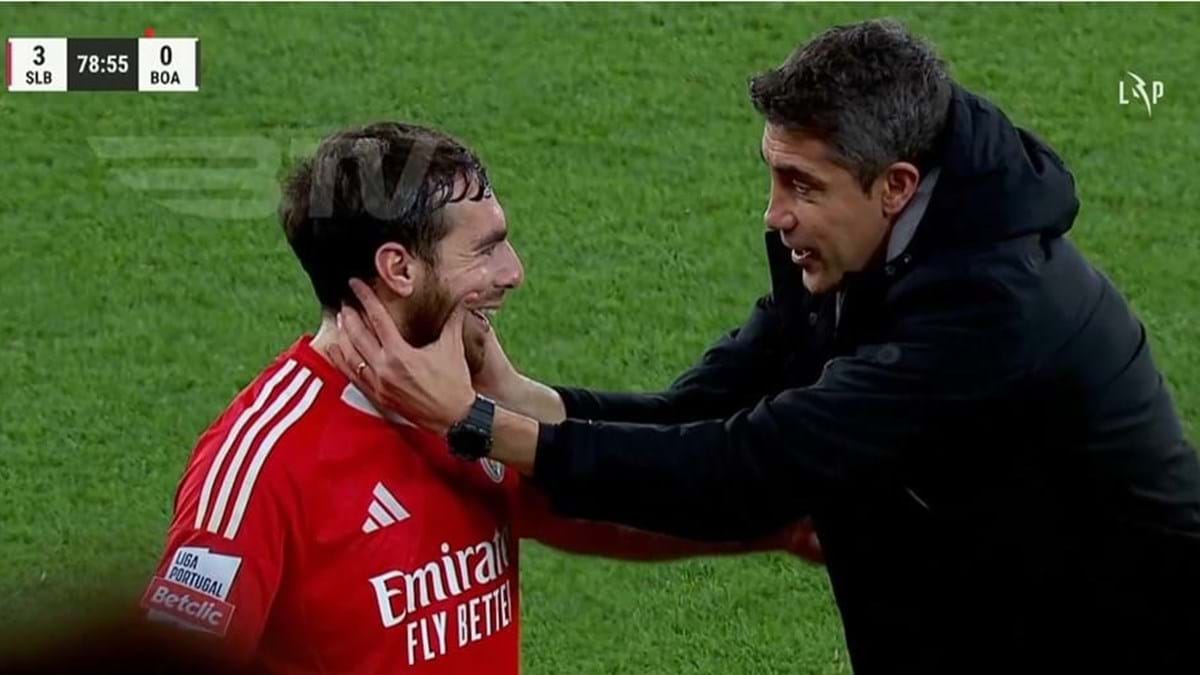 Bruno Lage Meteu (Literalmente) Um Sorriso Na Cara De Kökçü: o Momento ...